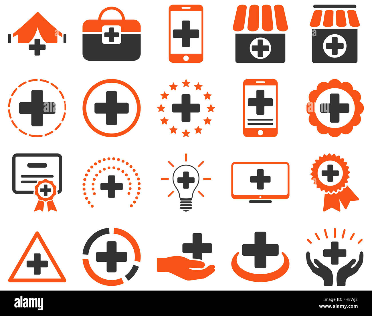 Medical icon set Stock Photo - Alamy