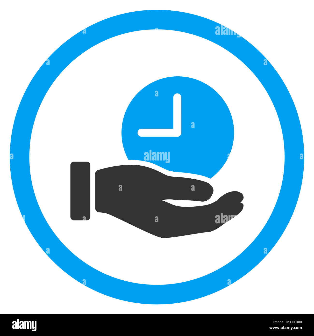 Time Service Icon Stock Photo - Alamy