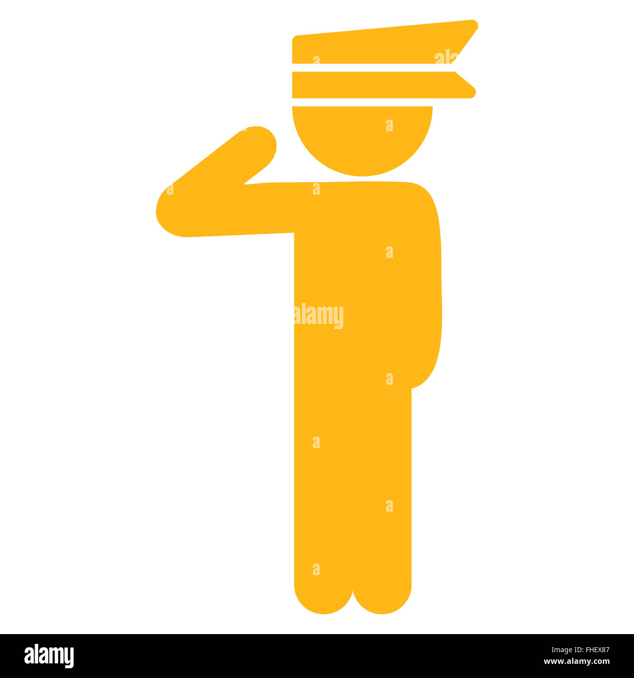 User Officer Icon Stock Photo - Alamy