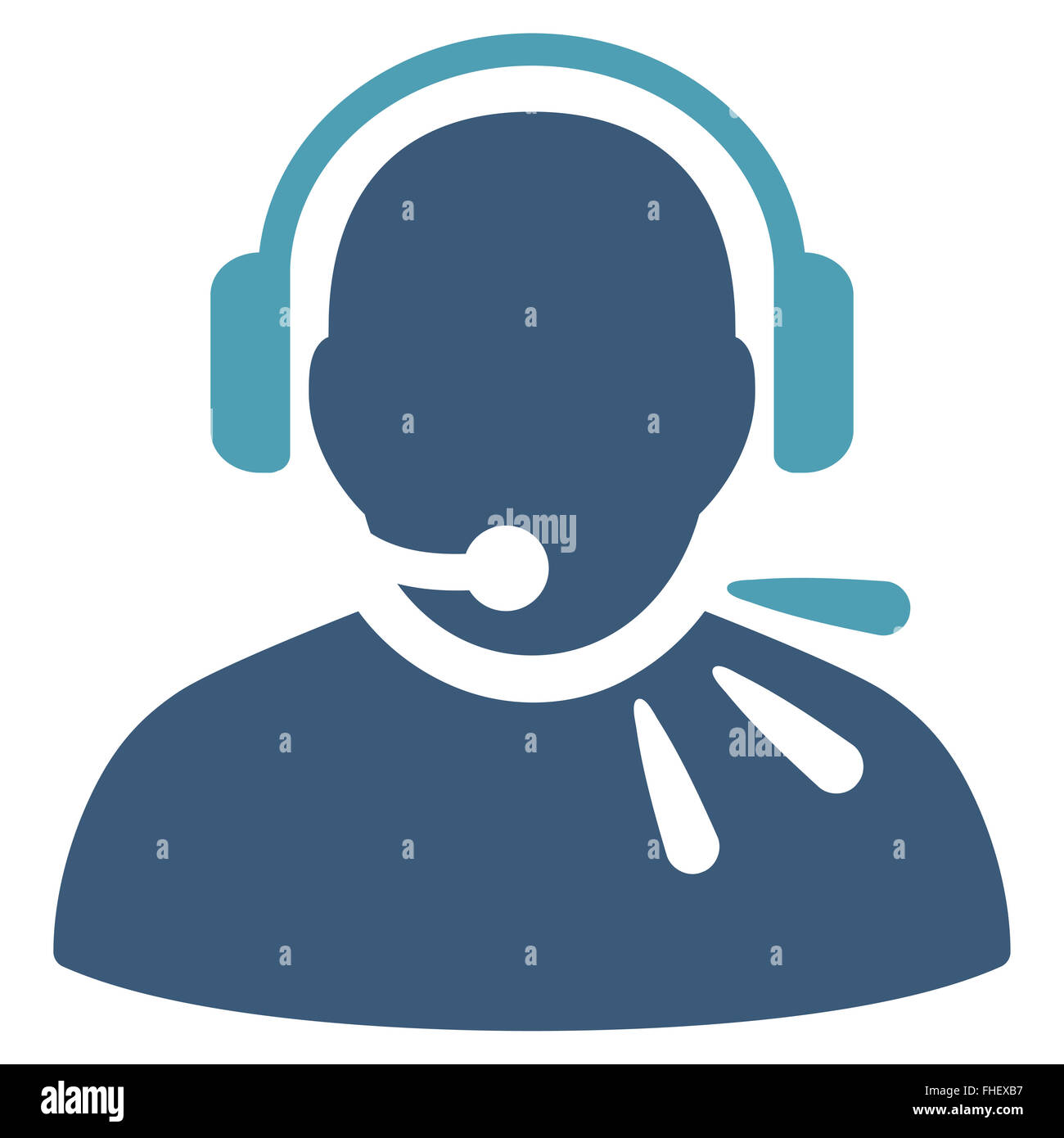 Operator Message Icon Stock Photo - Alamy