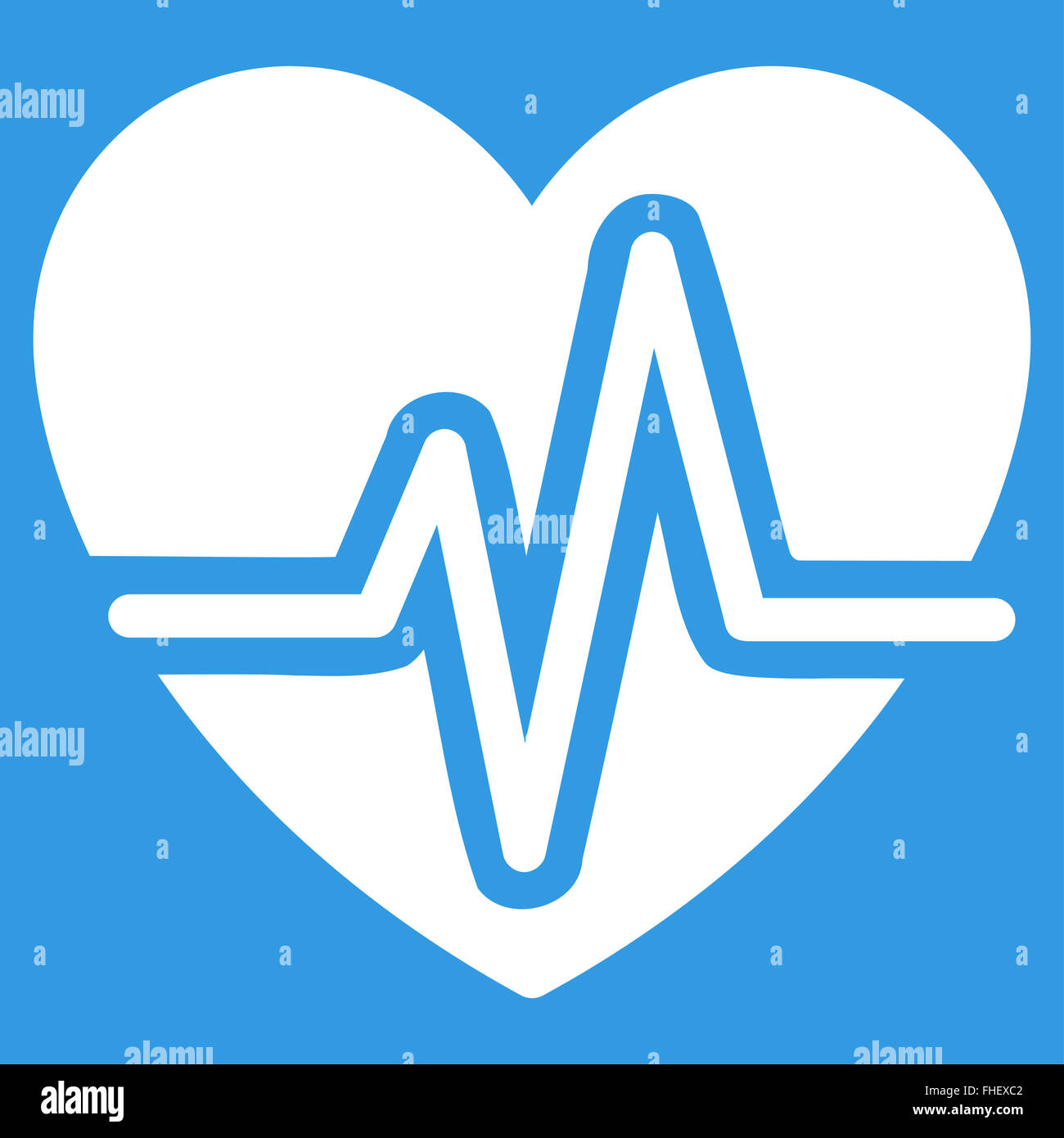Heart Diagram Icon Stock Photo - Alamy