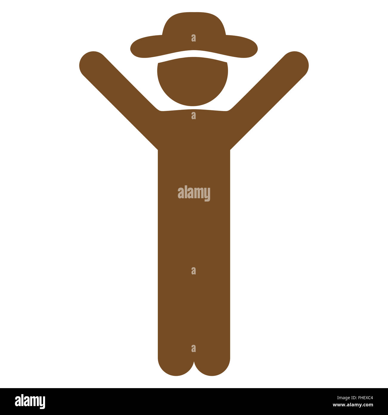 Happy User Icon Stock Photo - Alamy