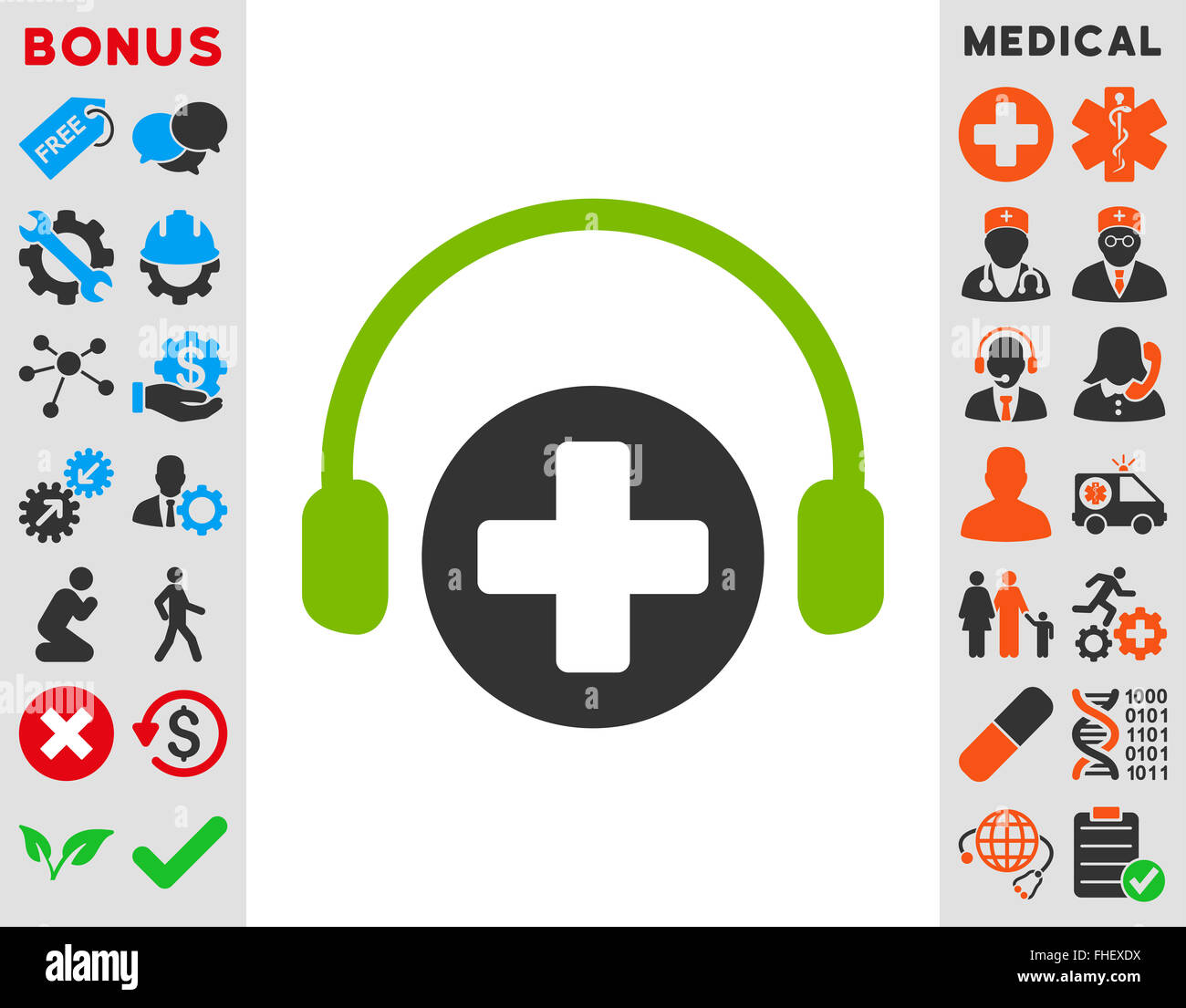 Hospital Call Service Icon Stock Photo - Alamy