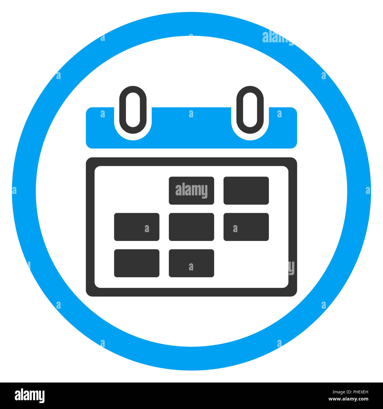 Month Plan Icon Stock Photo - Alamy