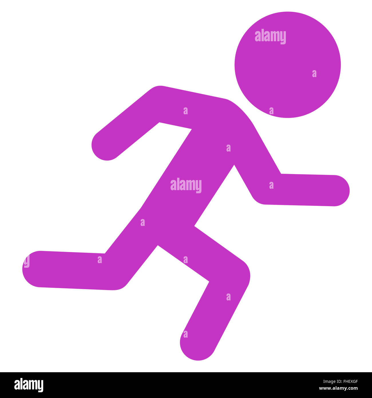 Running Person Icon Stock Photo - Alamy