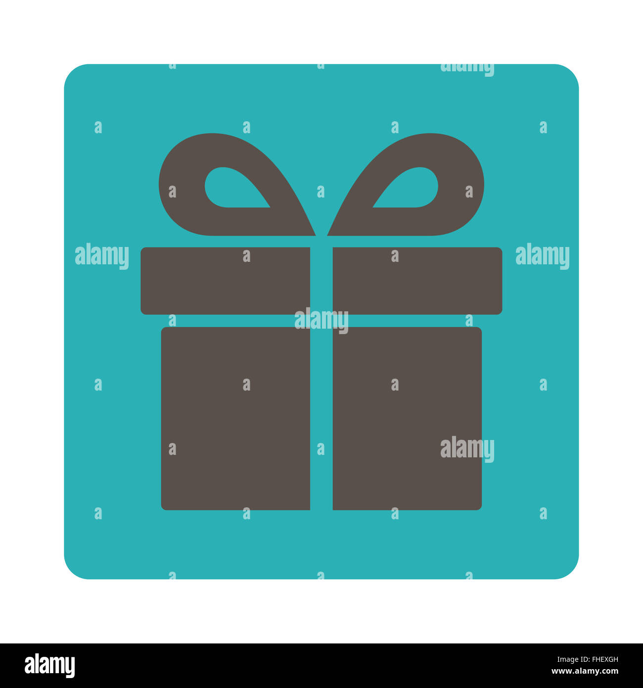 Present icon from Award Buttons OverColor Set Stock Photo - Alamy