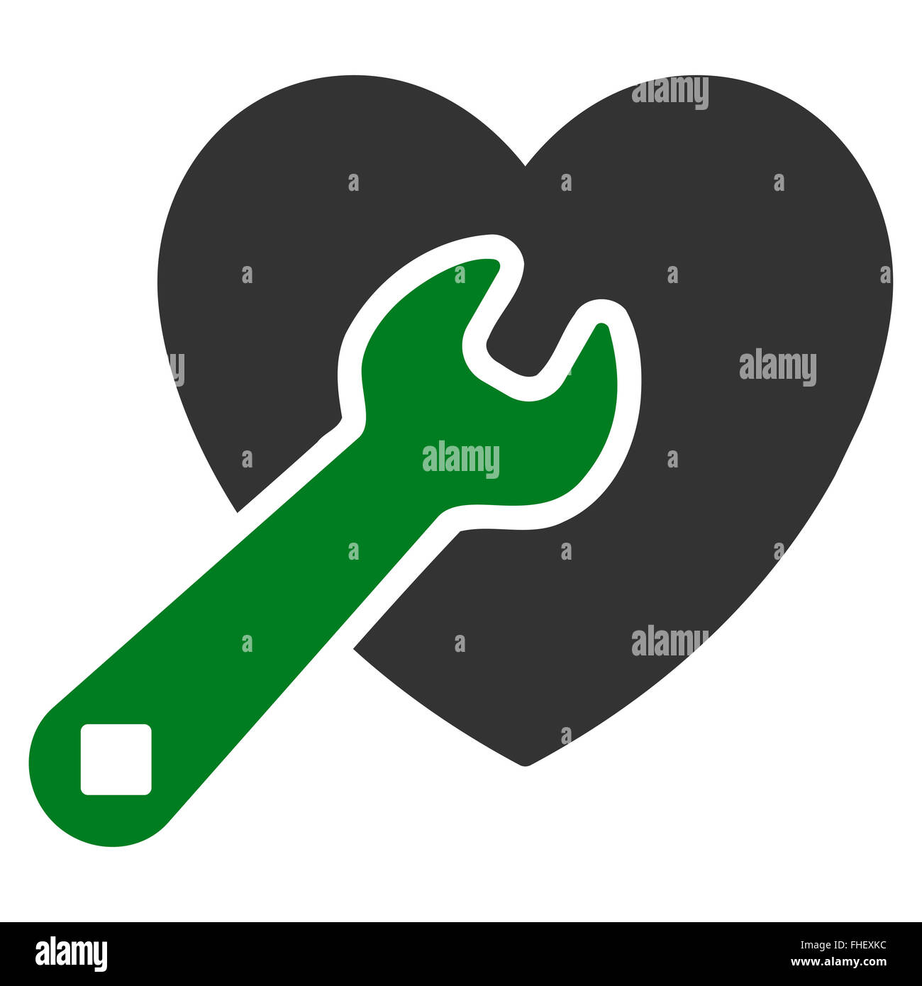 Heart Repair Icon Stock Photo - Alamy