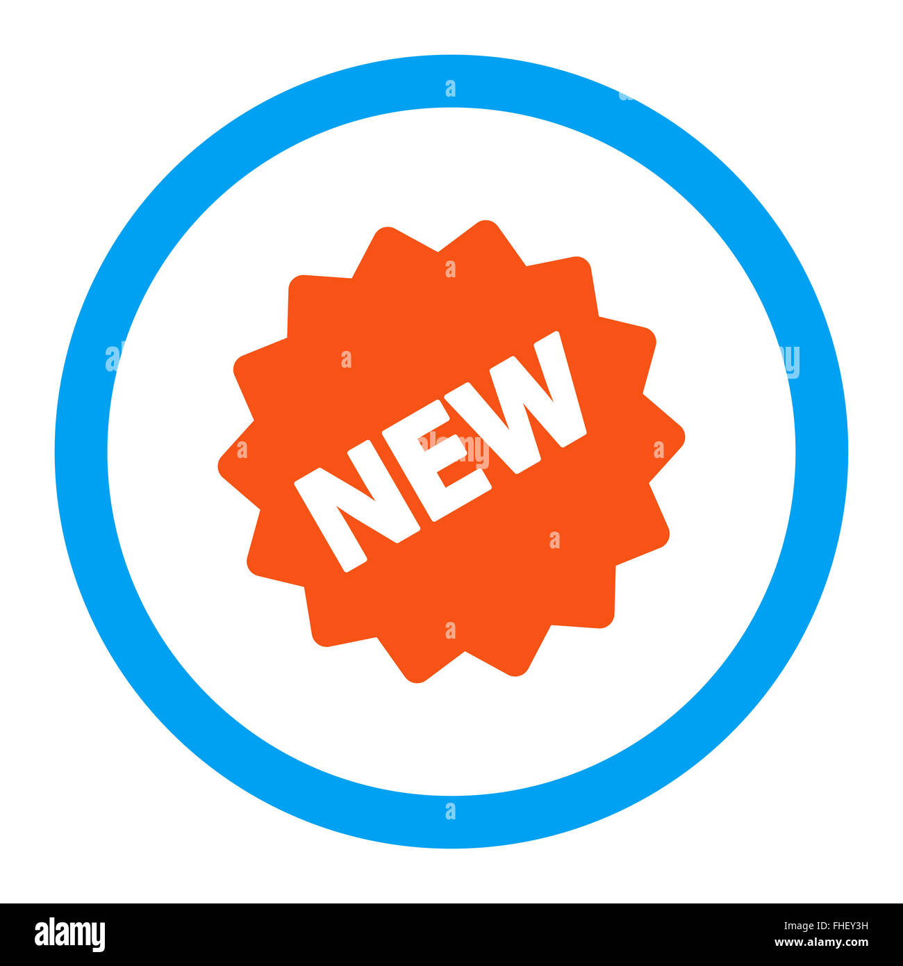 New Tag Rounded Vector Icon Stock Photo - Alamy