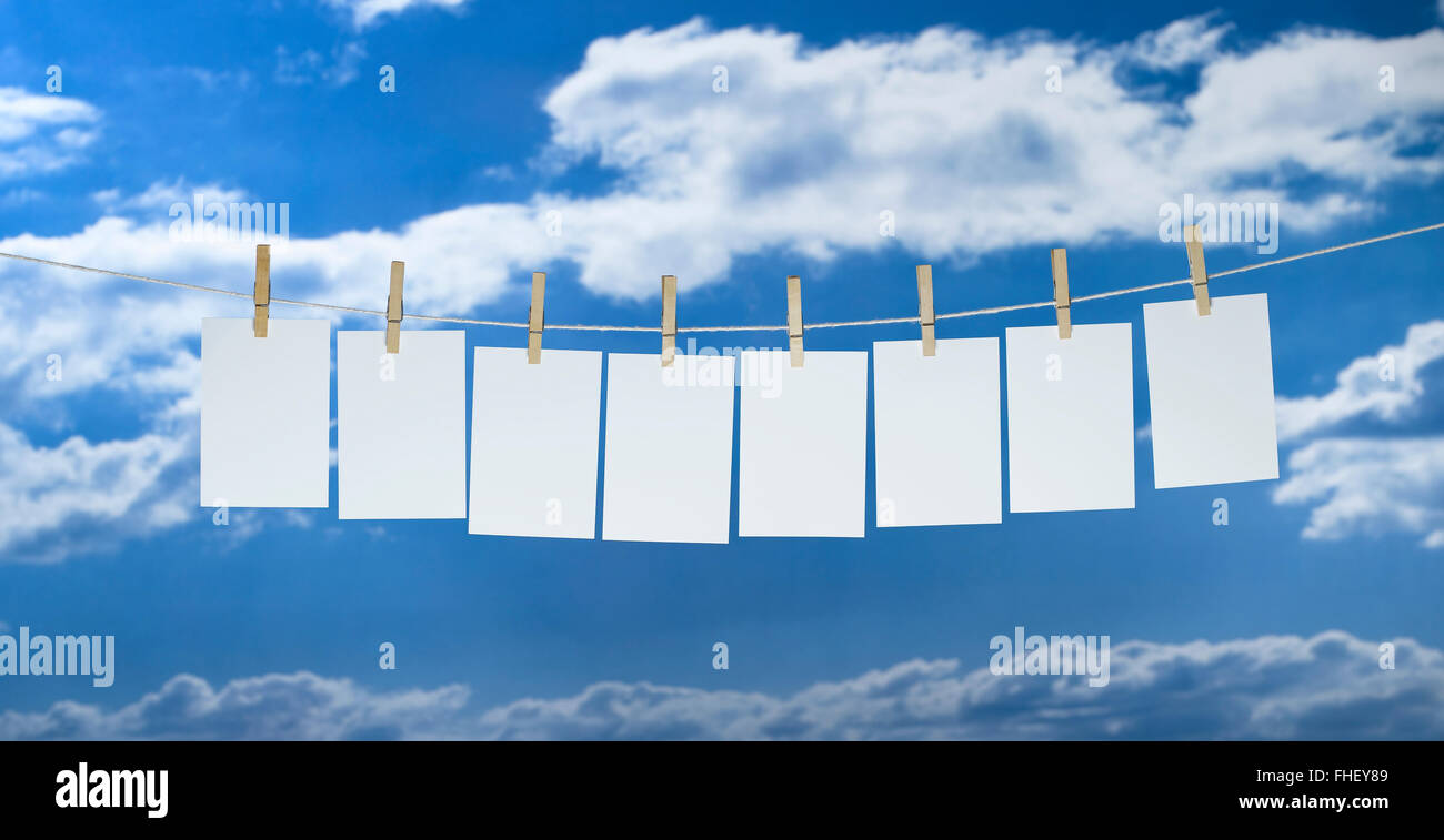Empty Clothesline Clipart