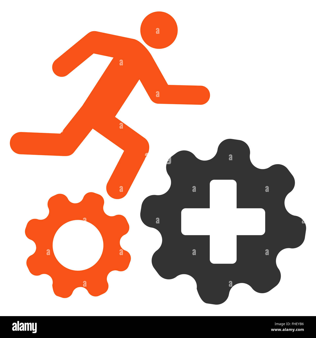 Treatment Process Icon Stock Photo - Alamy