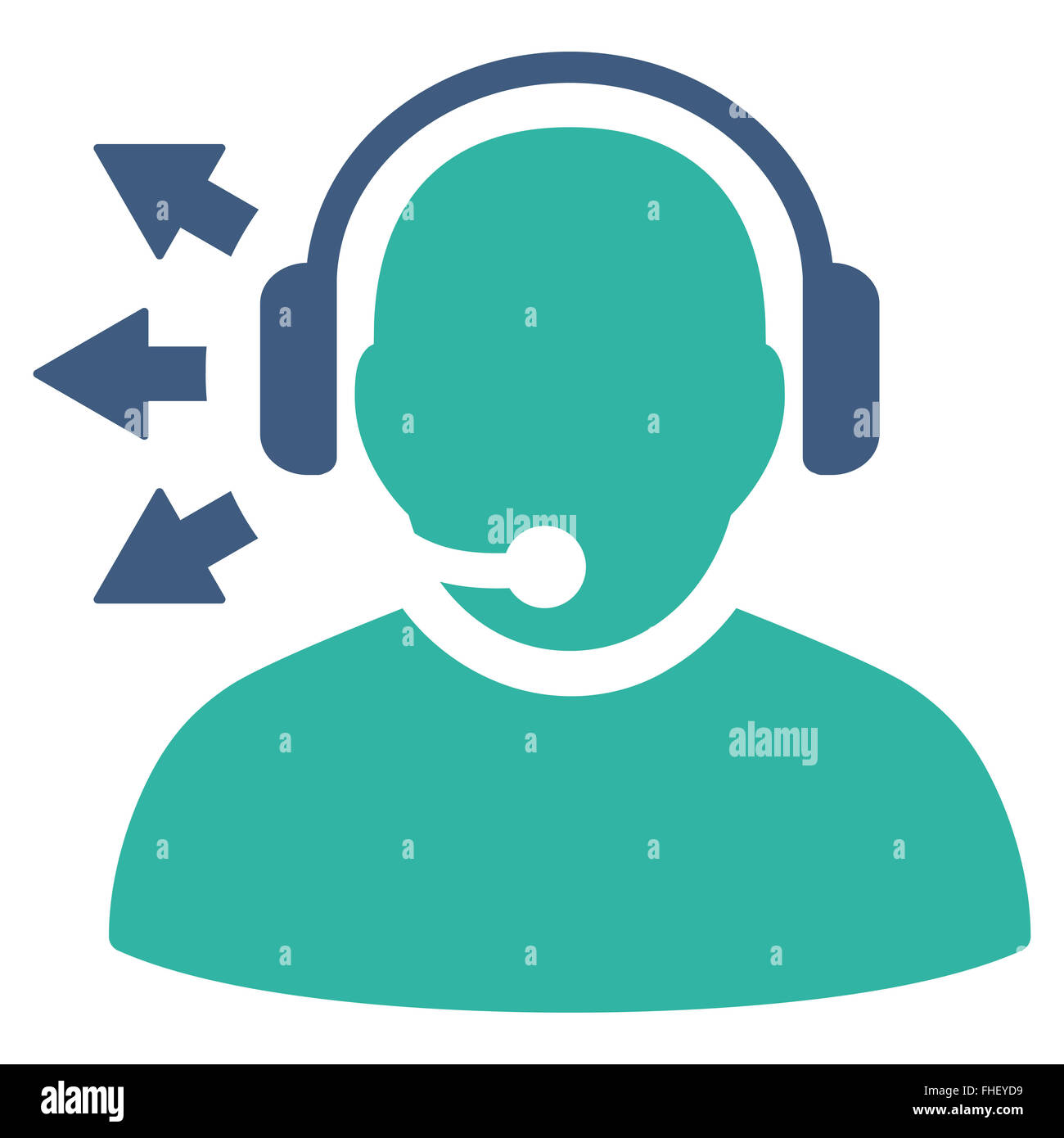 Operator Message Icon Stock Photo - Alamy