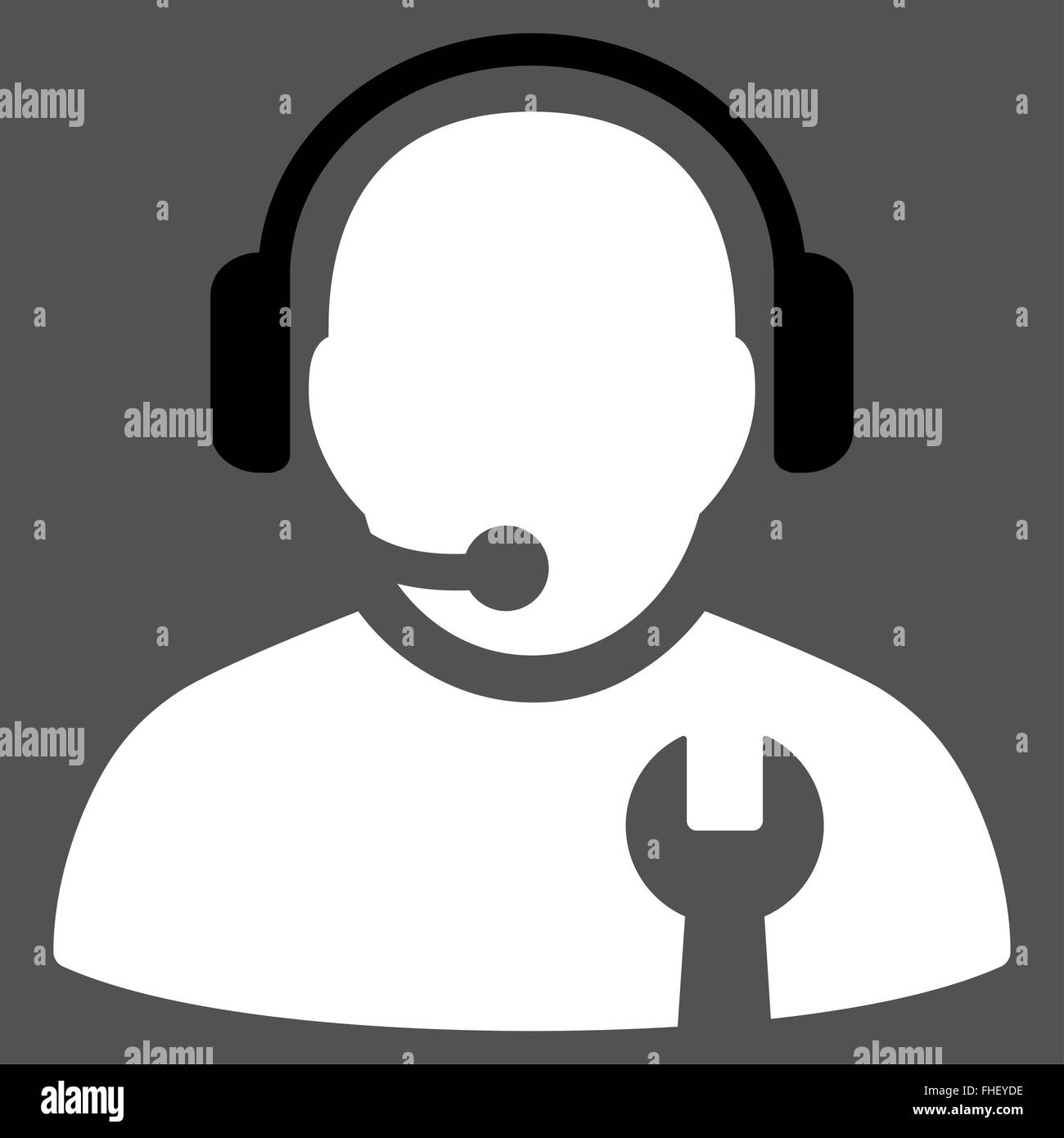 Service Operator Icon Stock Photo - Alamy