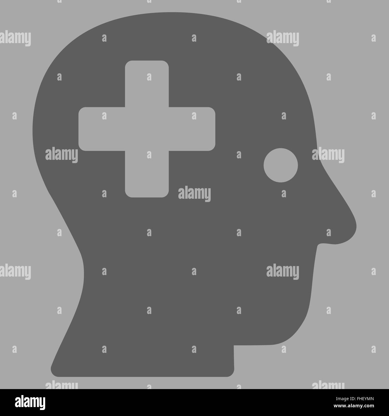 Plus Head Icon Stock Photo - Alamy