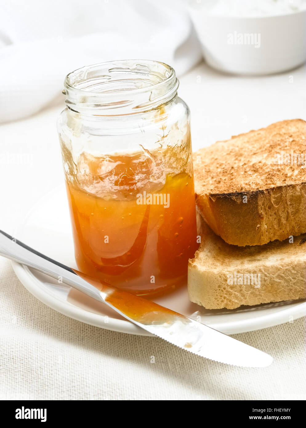 Marmalade and toast Breakfast Stock Photo - Alamy