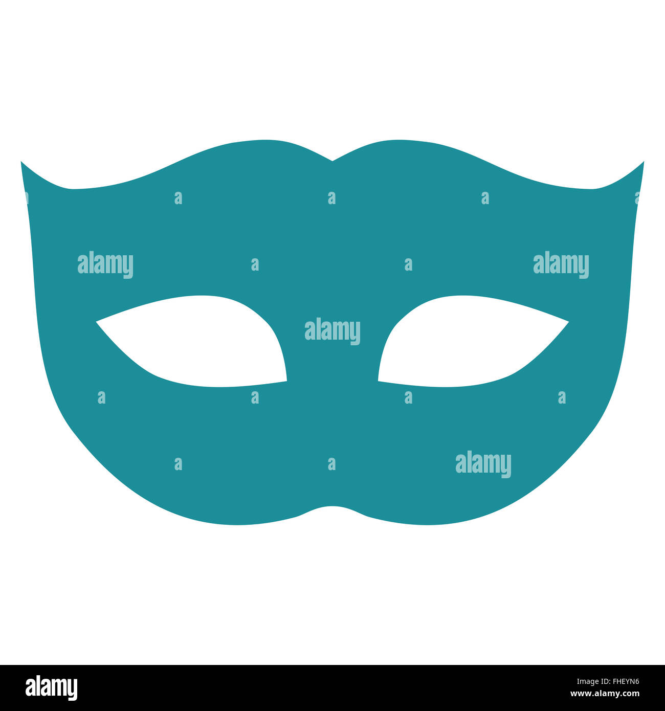 Privacy Mask flat soft blue color icon Stock Photo - Alamy