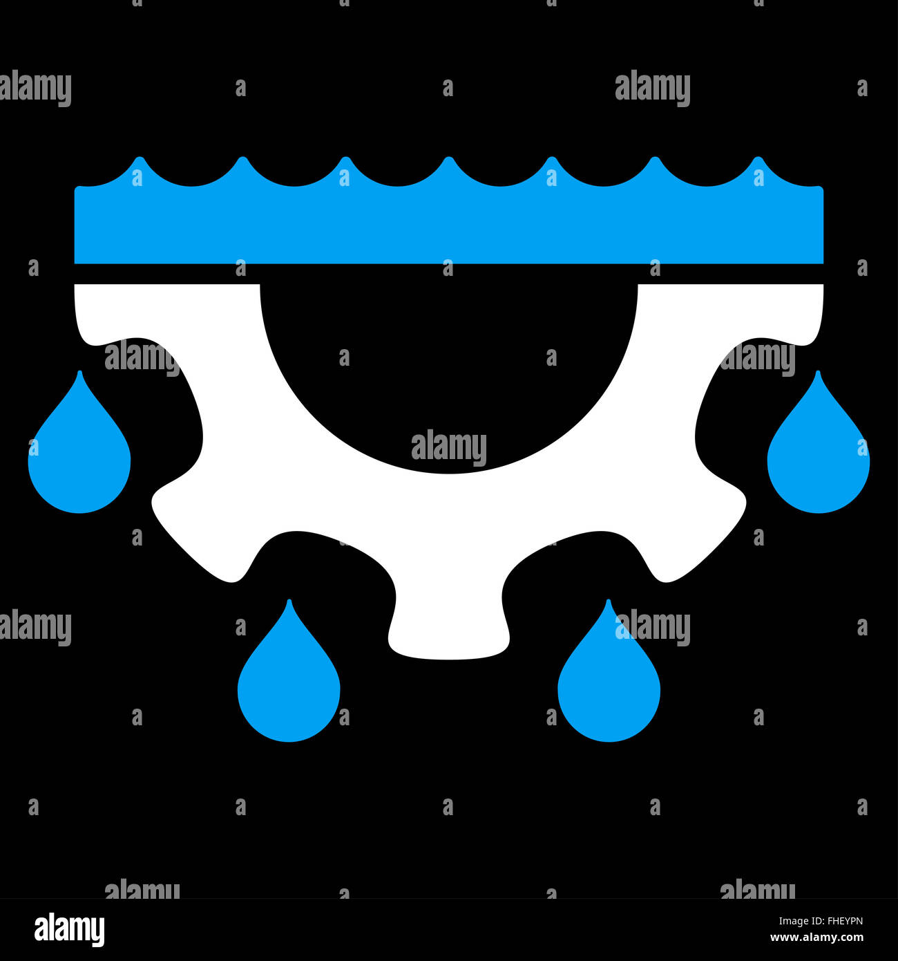 Water Service Icon Stock Photo - Alamy