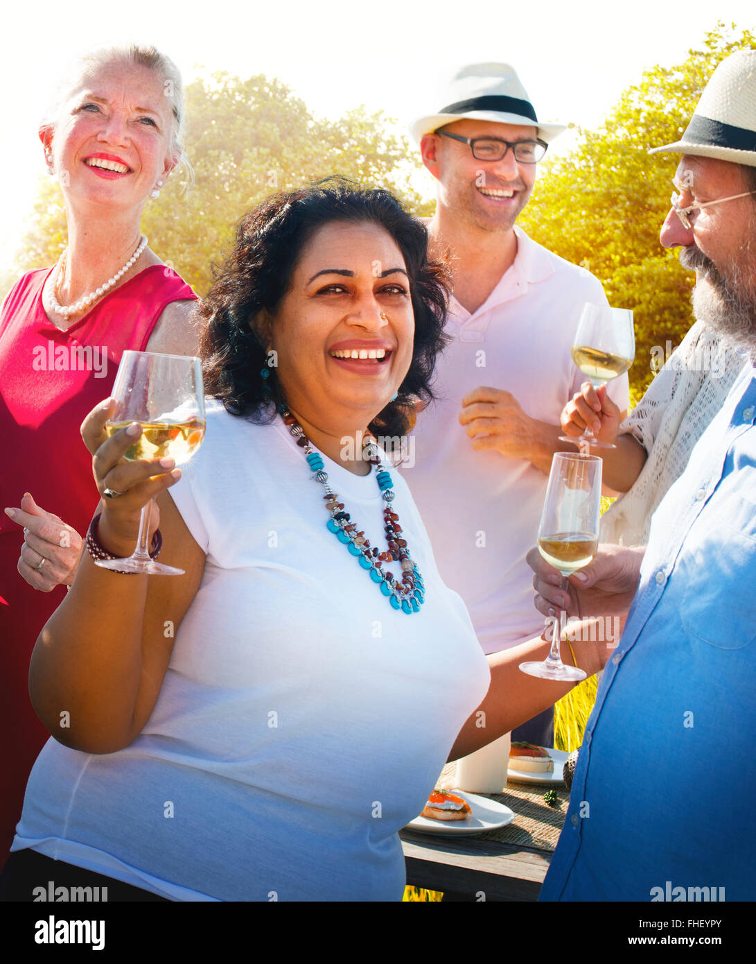 Diverse People Group Party Celebration Concept Stock Photo - Alamy