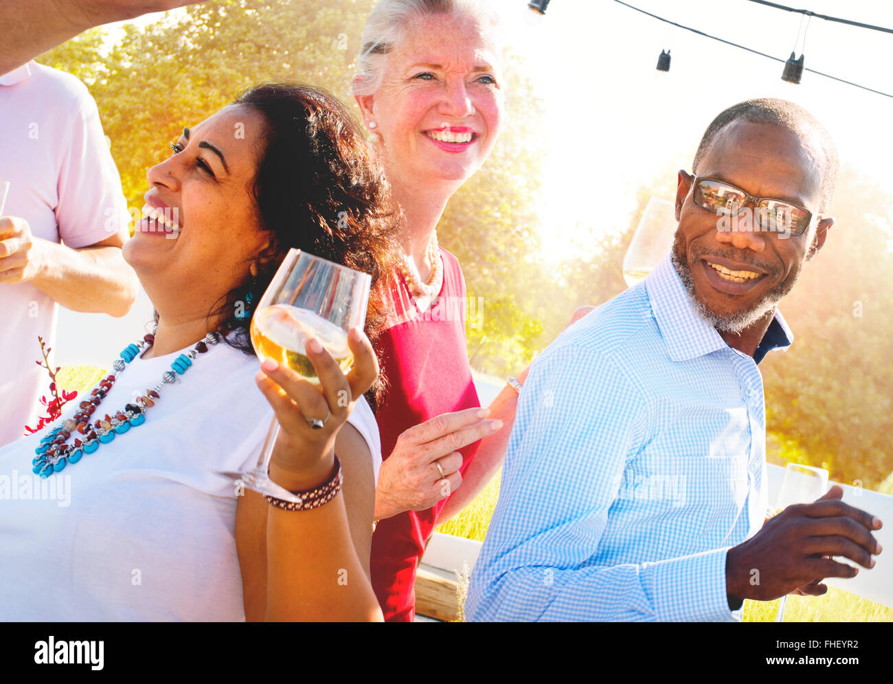 Diverse People Group Party Celebration Concept Stock Photo - Alamy