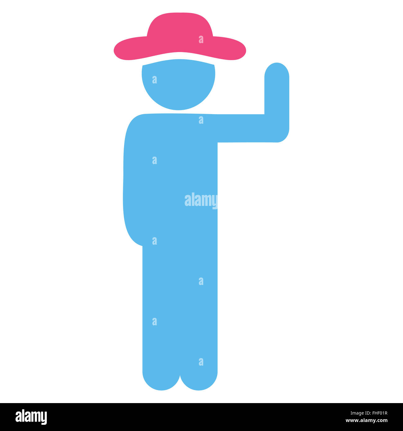 Guy Vote Icon Stock Photo - Alamy