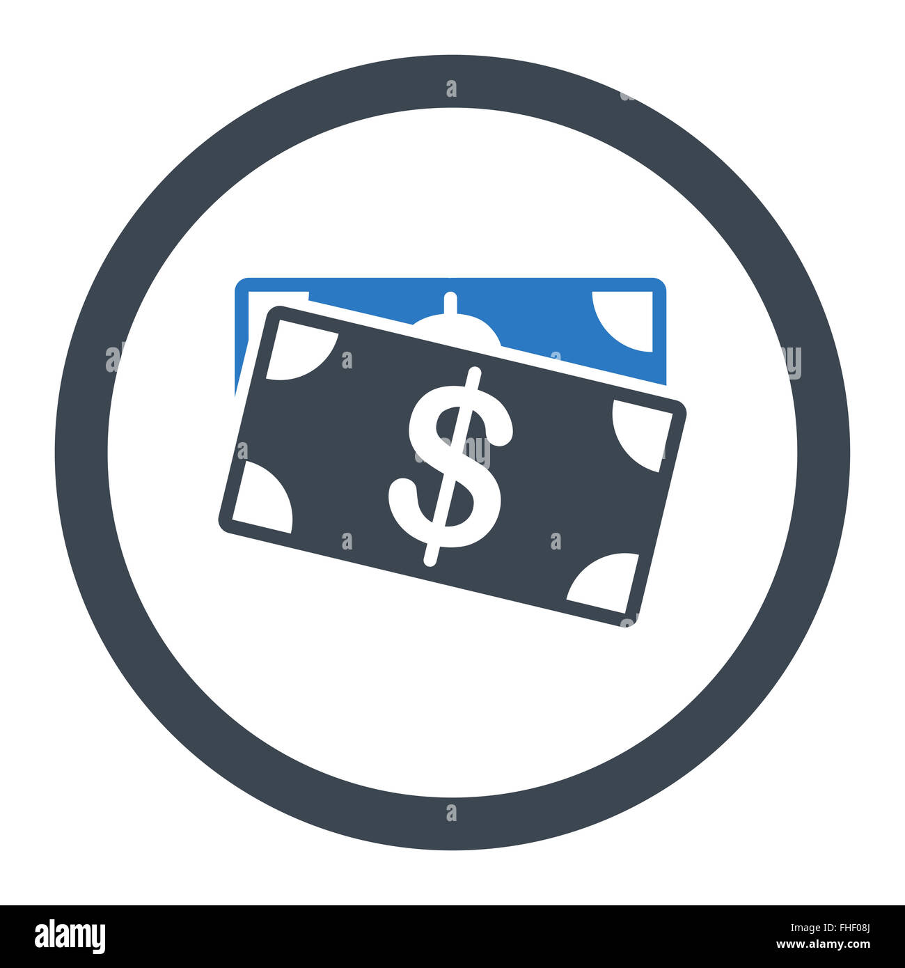 Dollar Banknotes icon Stock Photo - Alamy