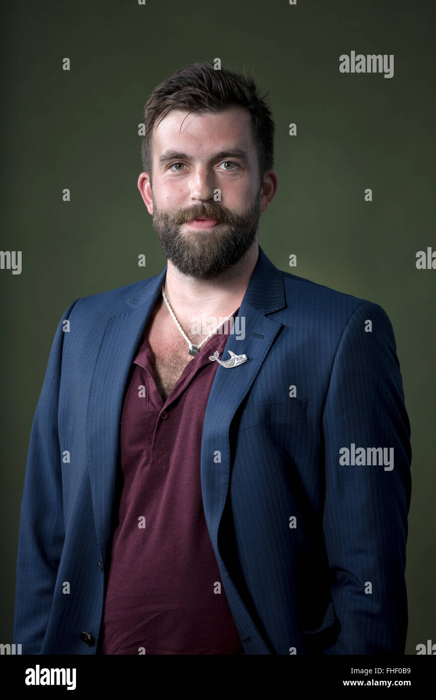 British writer and illustrator Nick Hayes, pictured at the Edinburgh ...