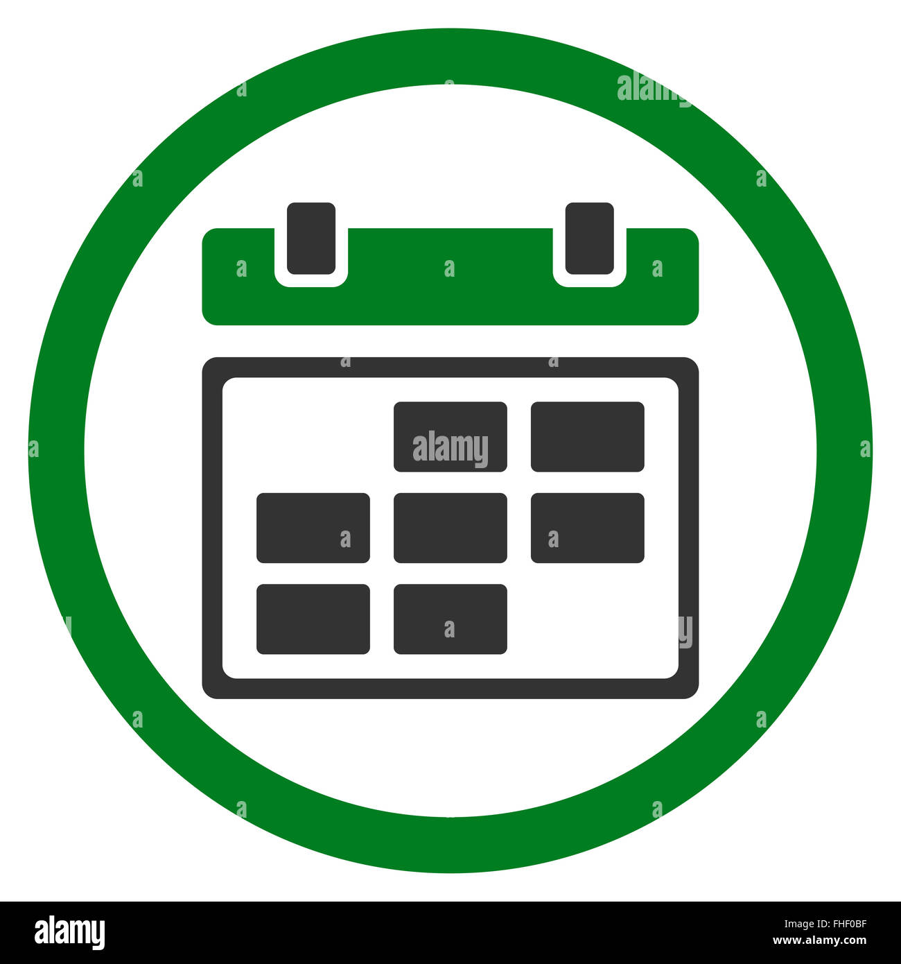 Month Plan Icon Stock Photo - Alamy