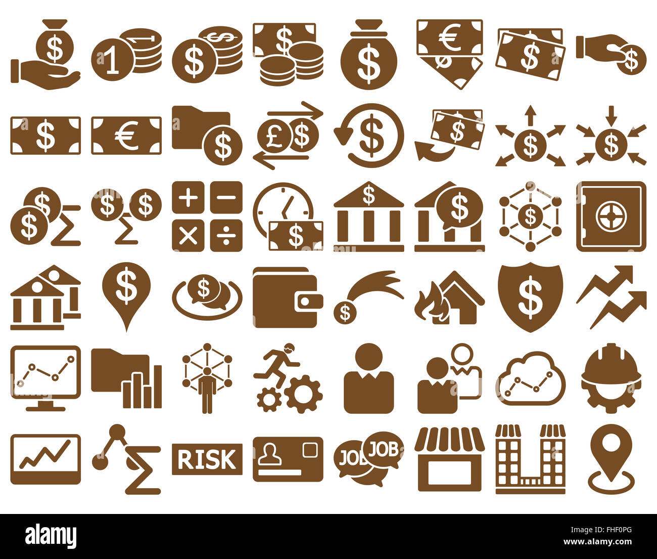 Business Icon Set Stock Photo - Alamy
