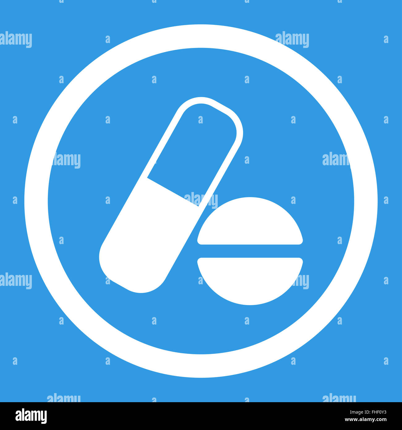 Medication Rounded Vector Icon Stock Photo - Alamy