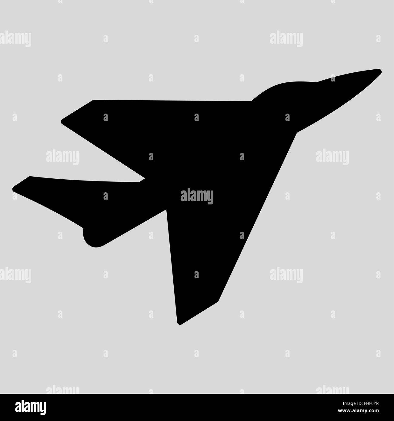 Intercepter Flat Icon Stock Photo - Alamy