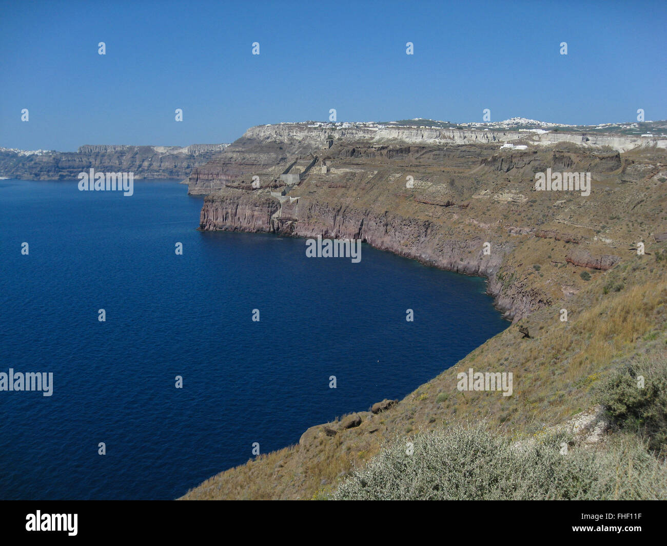 Santorini Caldera Greece Stock Photo - Alamy