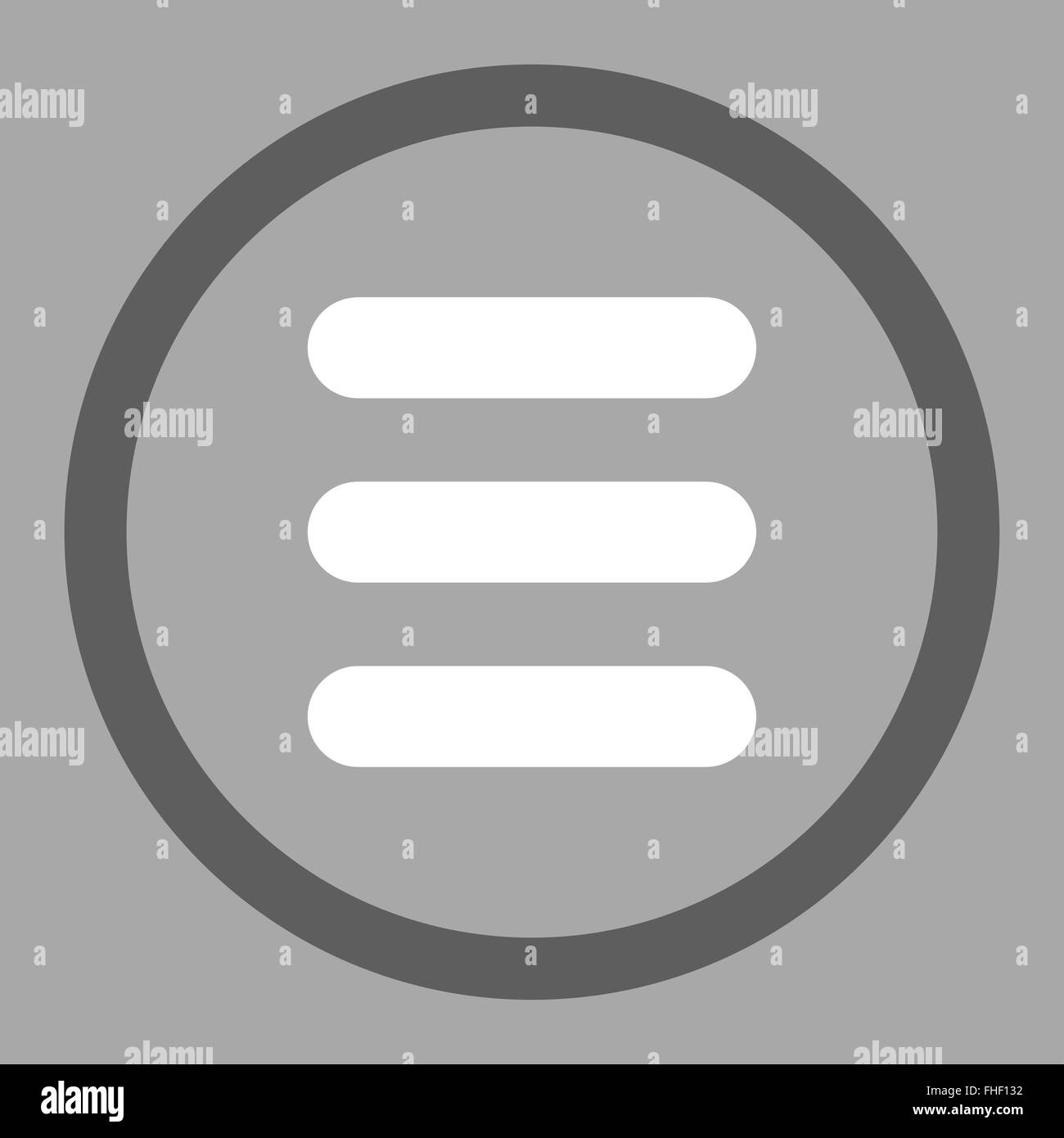 Stack flat dark gray and white colors rounded raster icon Stock Photo ...
