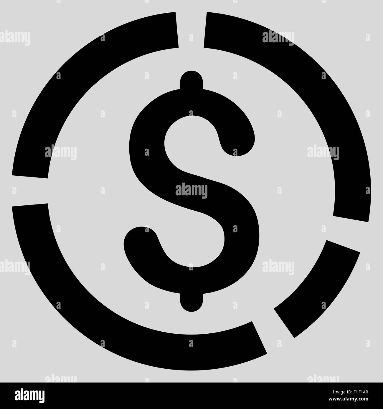 Financial Diagram Icon Stock Photo - Alamy