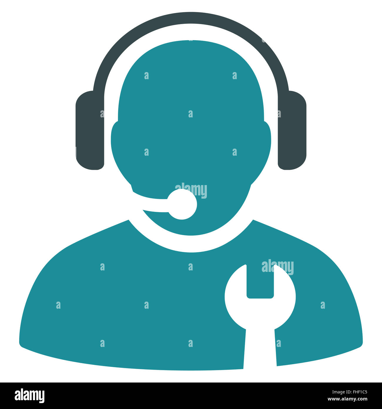 Service Operator Icon Stock Photo - Alamy