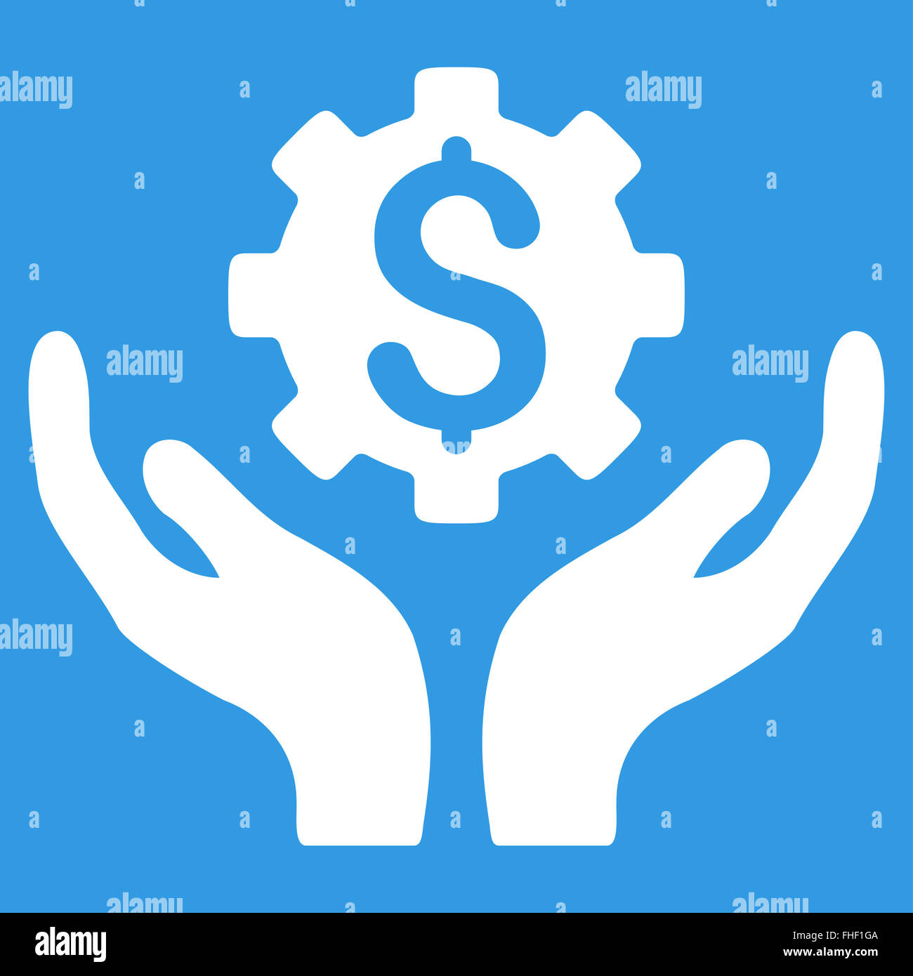 Maintenance Price Icon Stock Photo - Alamy