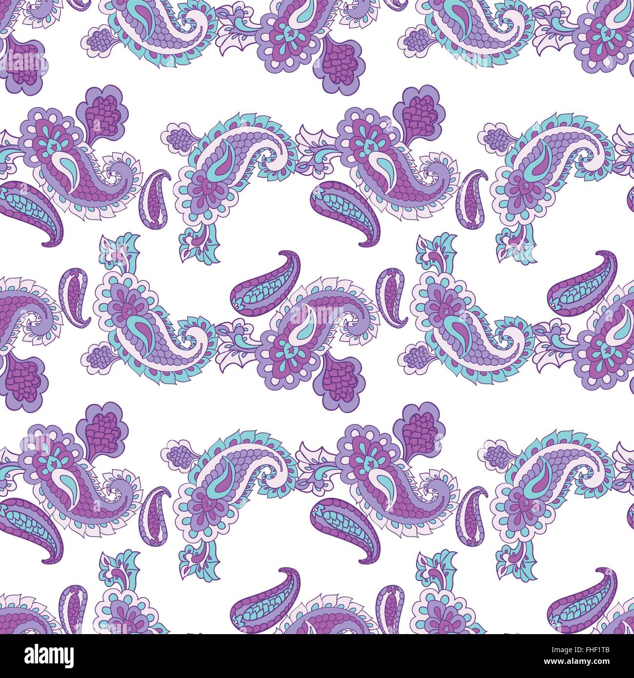 Seamless paisley pattern Stock Vector Image & Art - Alamy