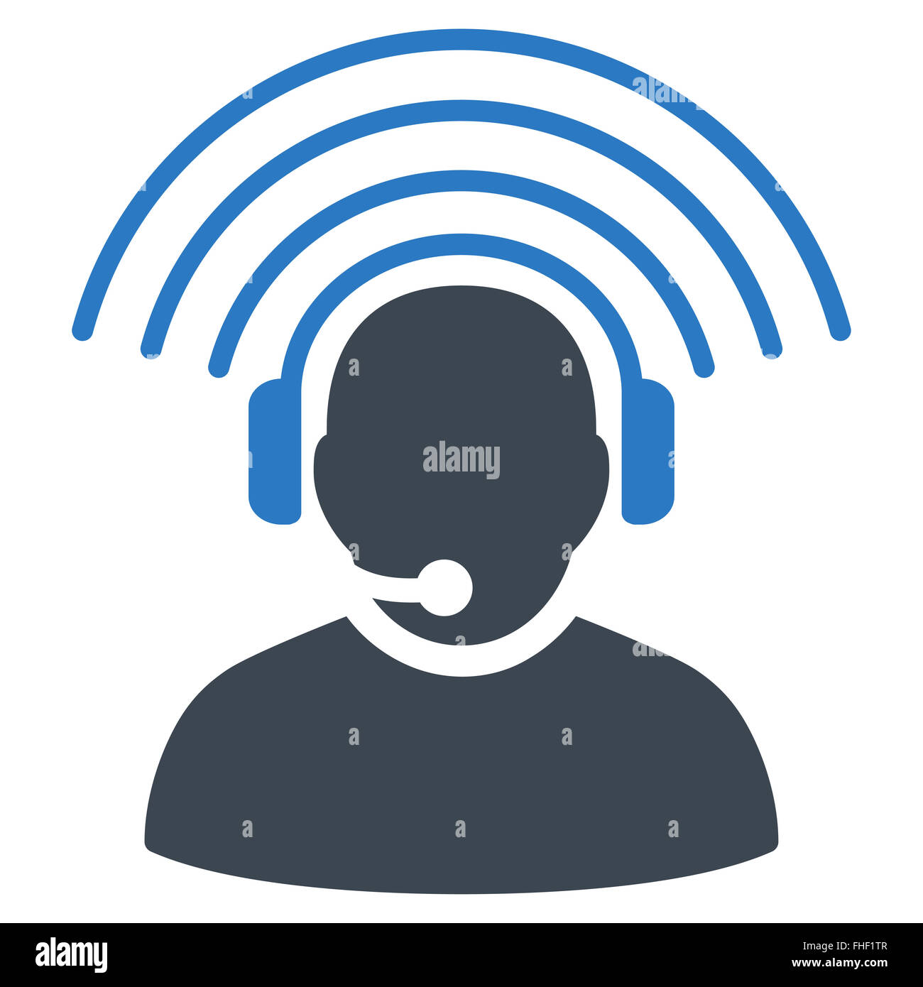 Operator Signal Icon Stock Photo - Alamy