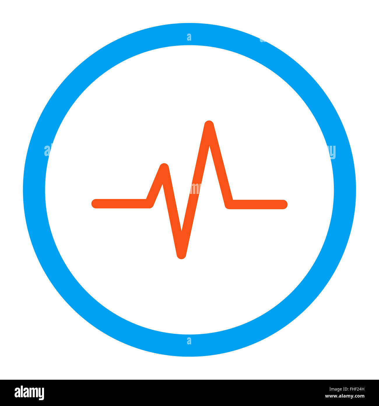 Pulse Rounded Vector Icon Stock Photo - Alamy