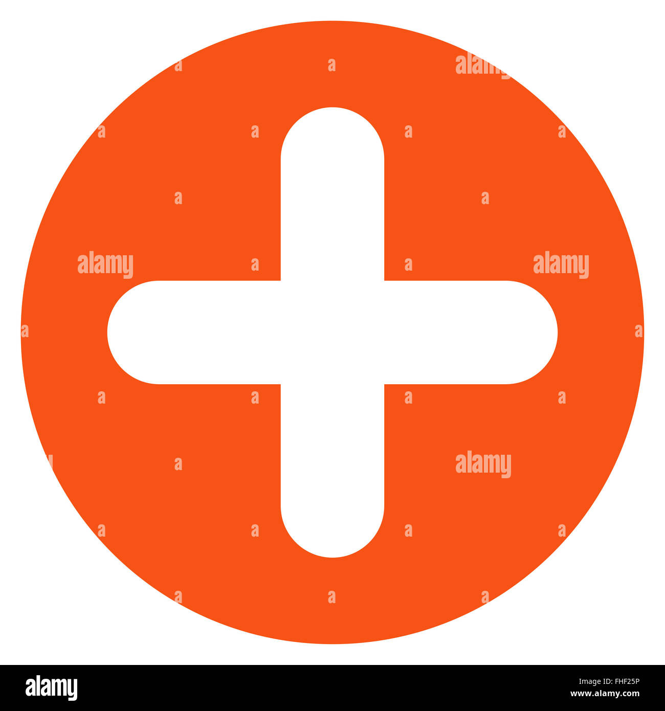 Create flat orange color icon Stock Photo - Alamy