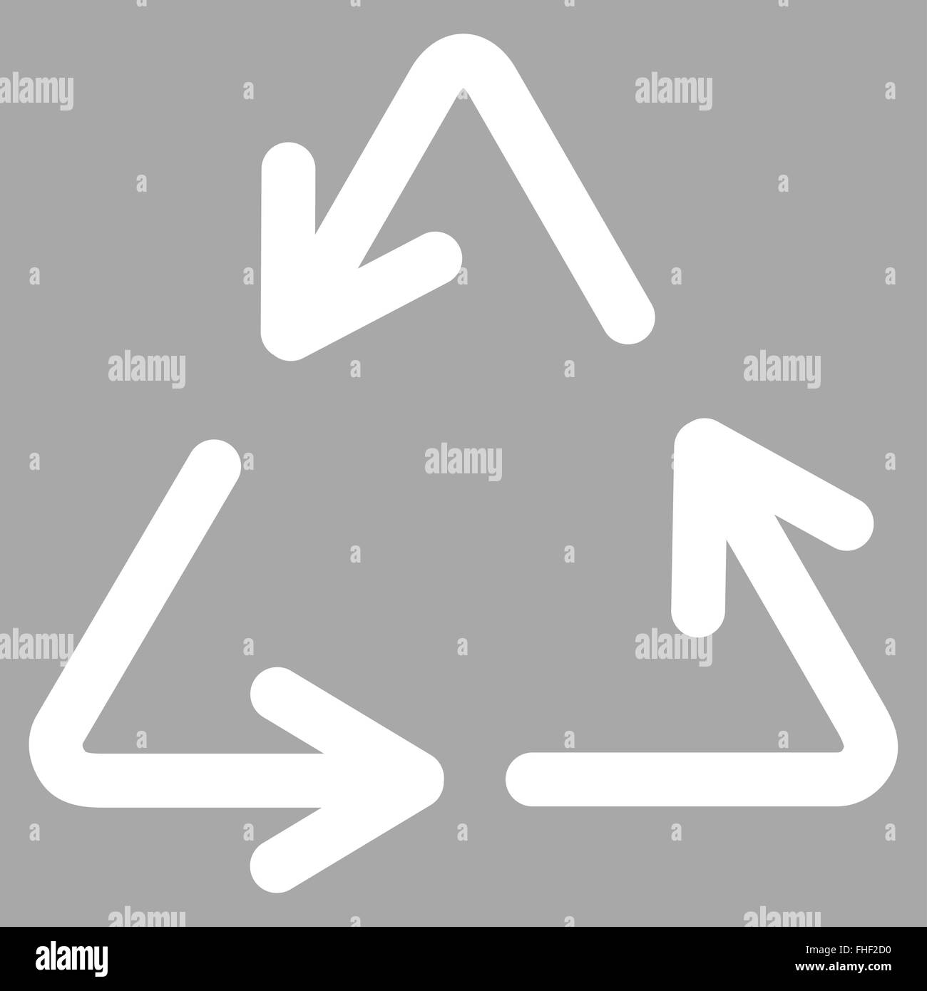 Recycle Arrows Icon Stock Photo - Alamy