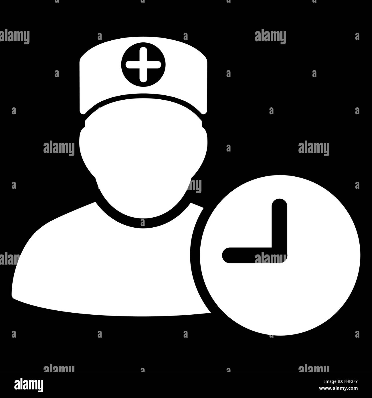 Doctor Schedule Icon Stock Photo - Alamy