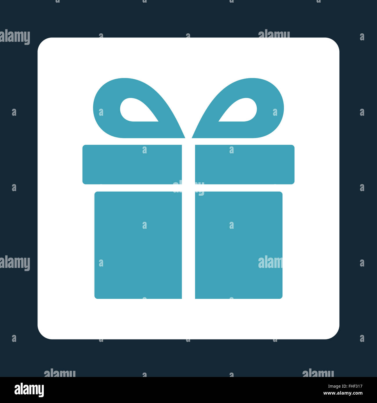 Present icon from Award Buttons OverColor Set Stock Photo - Alamy