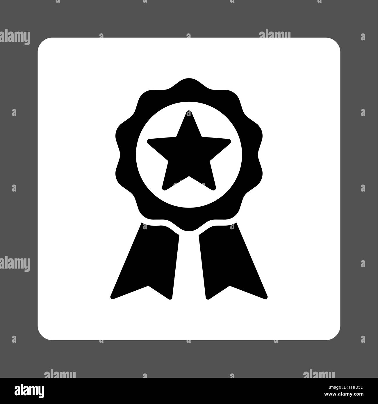 Certification Seal Rounded Square Button Stock Photo - Alamy