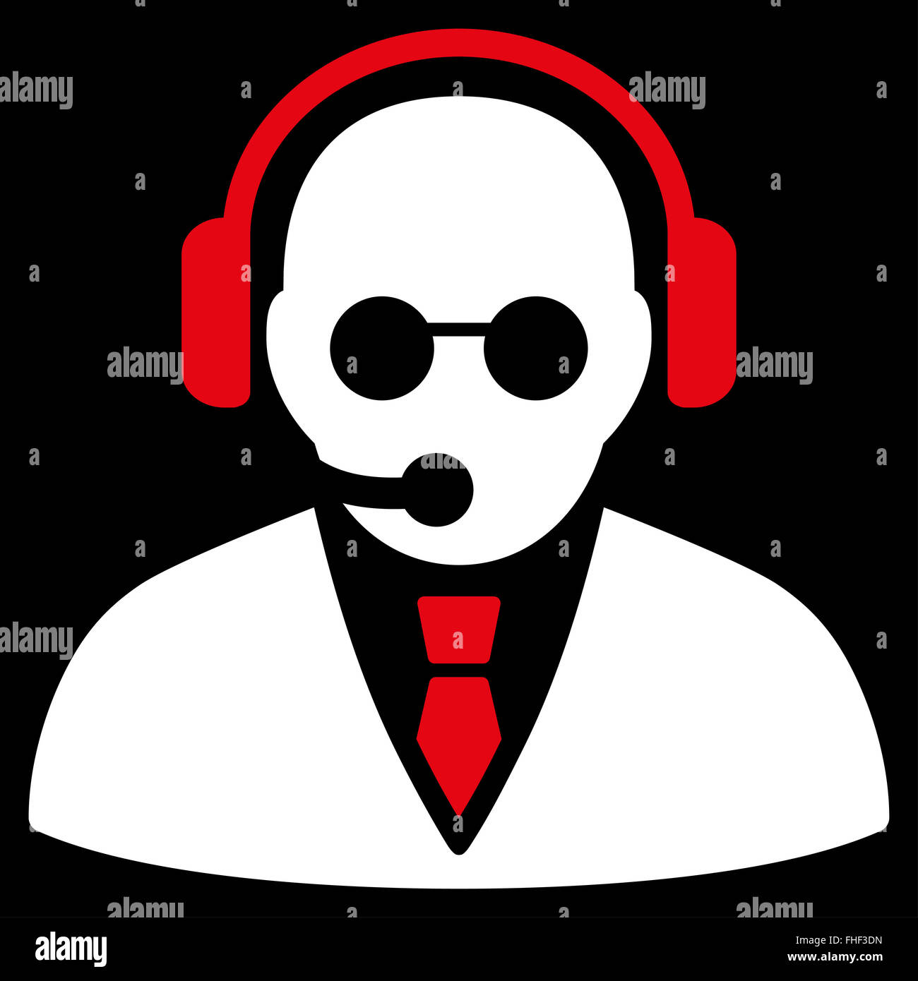 Support Manager Icon Stock Photo - Alamy