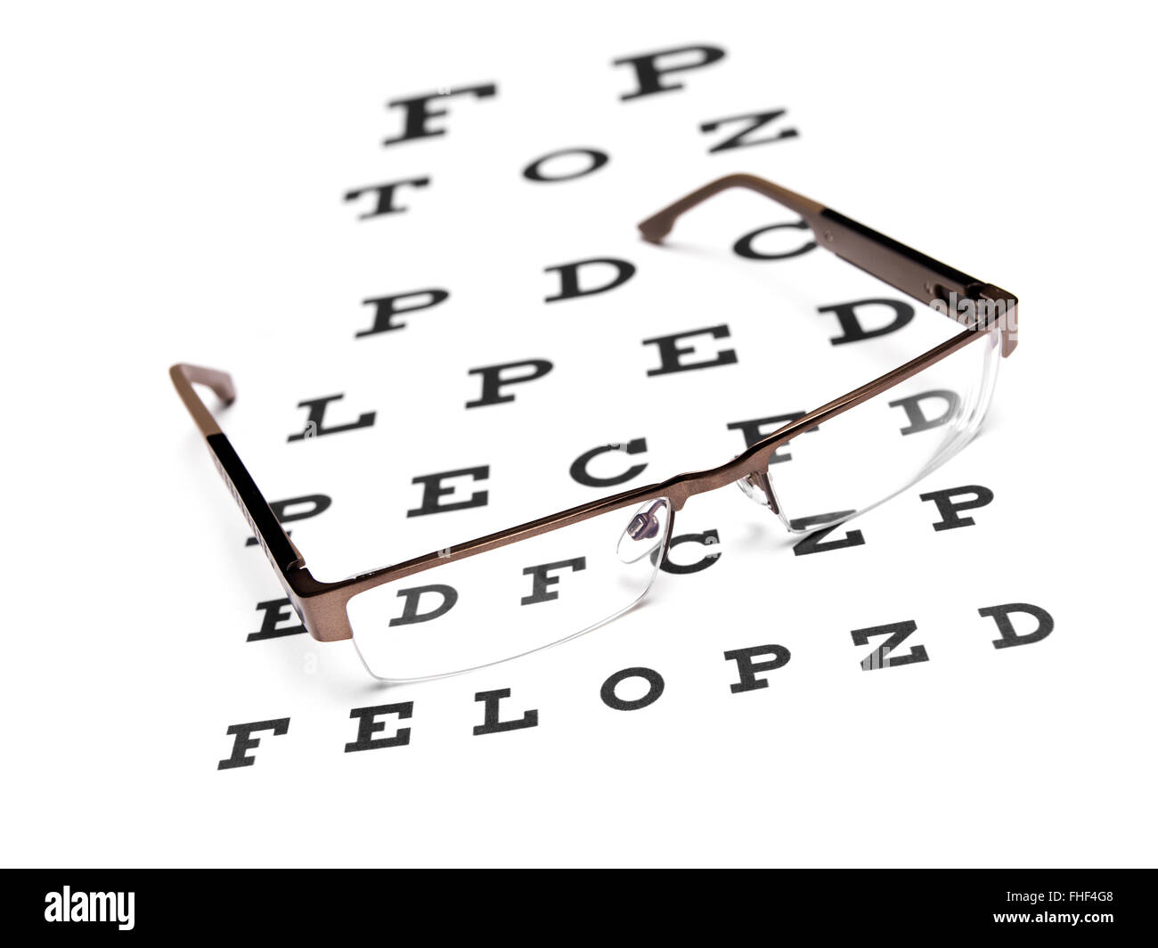 Eye test chart hi-res stock photography and images - Alamy