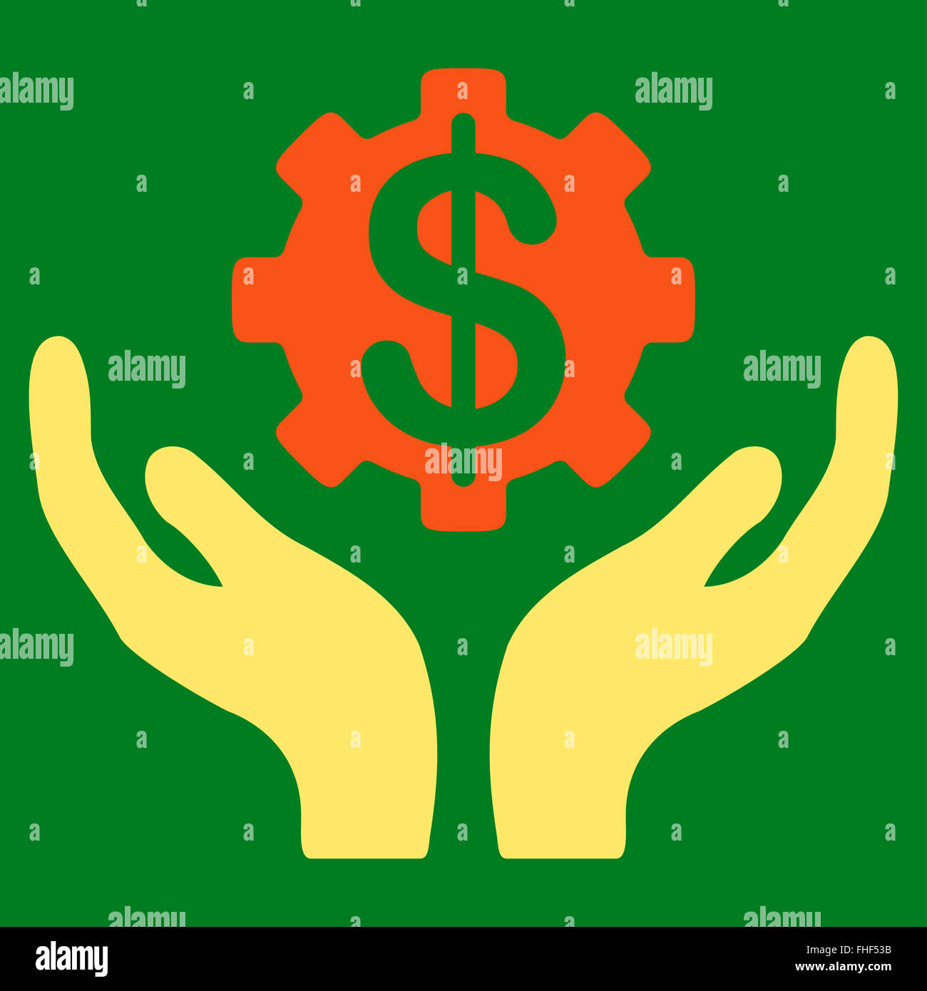 Maintenance Price Icon Stock Photo - Alamy
