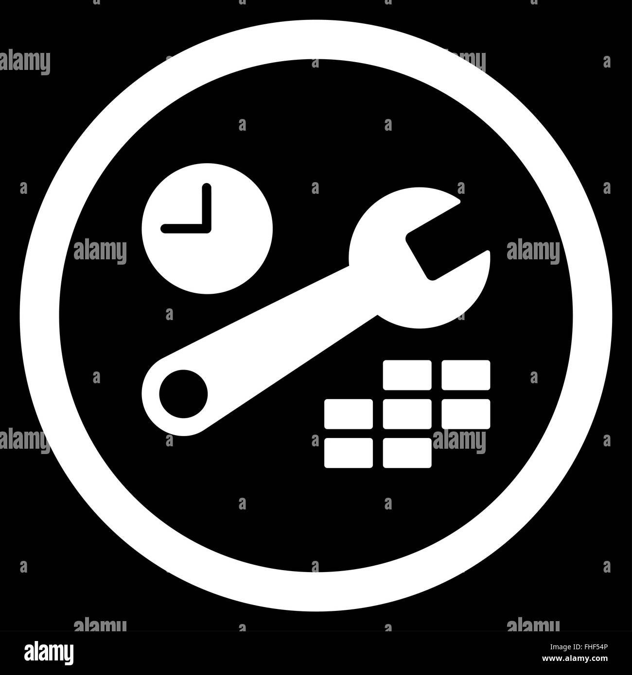 Date And Time Tools Icon Stock Photo - Alamy