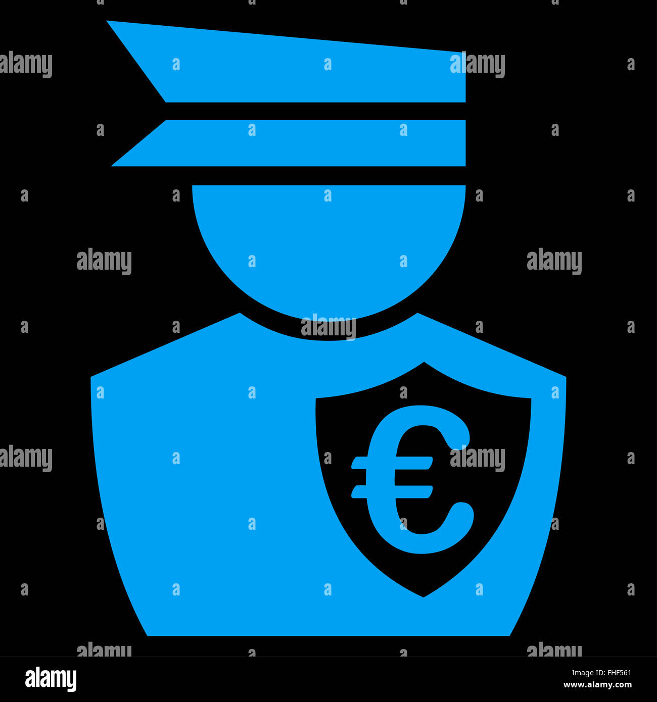 Euro Commissioner Icon Stock Photo - Alamy