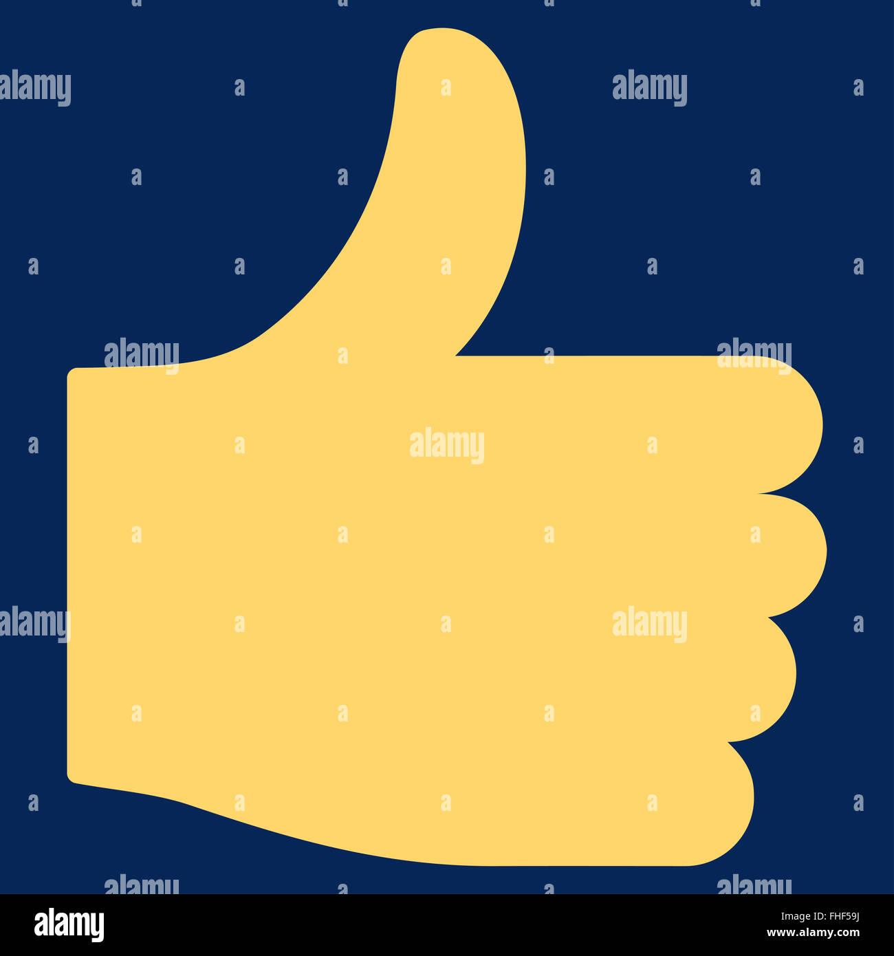 Thumb up icon from Basic Plain Icon Set Stock Photo - Alamy