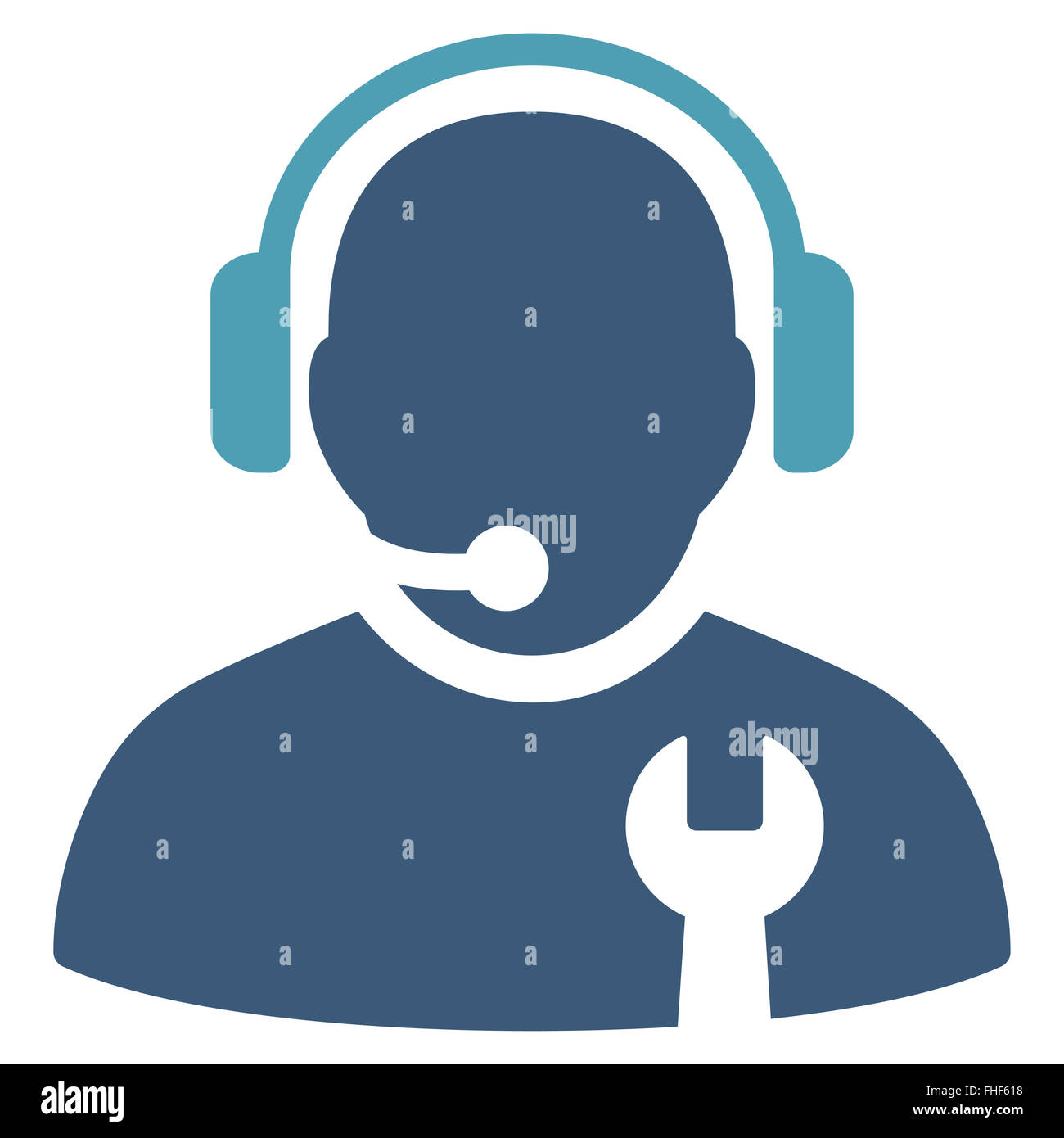 Service Operator Icon Stock Photo - Alamy