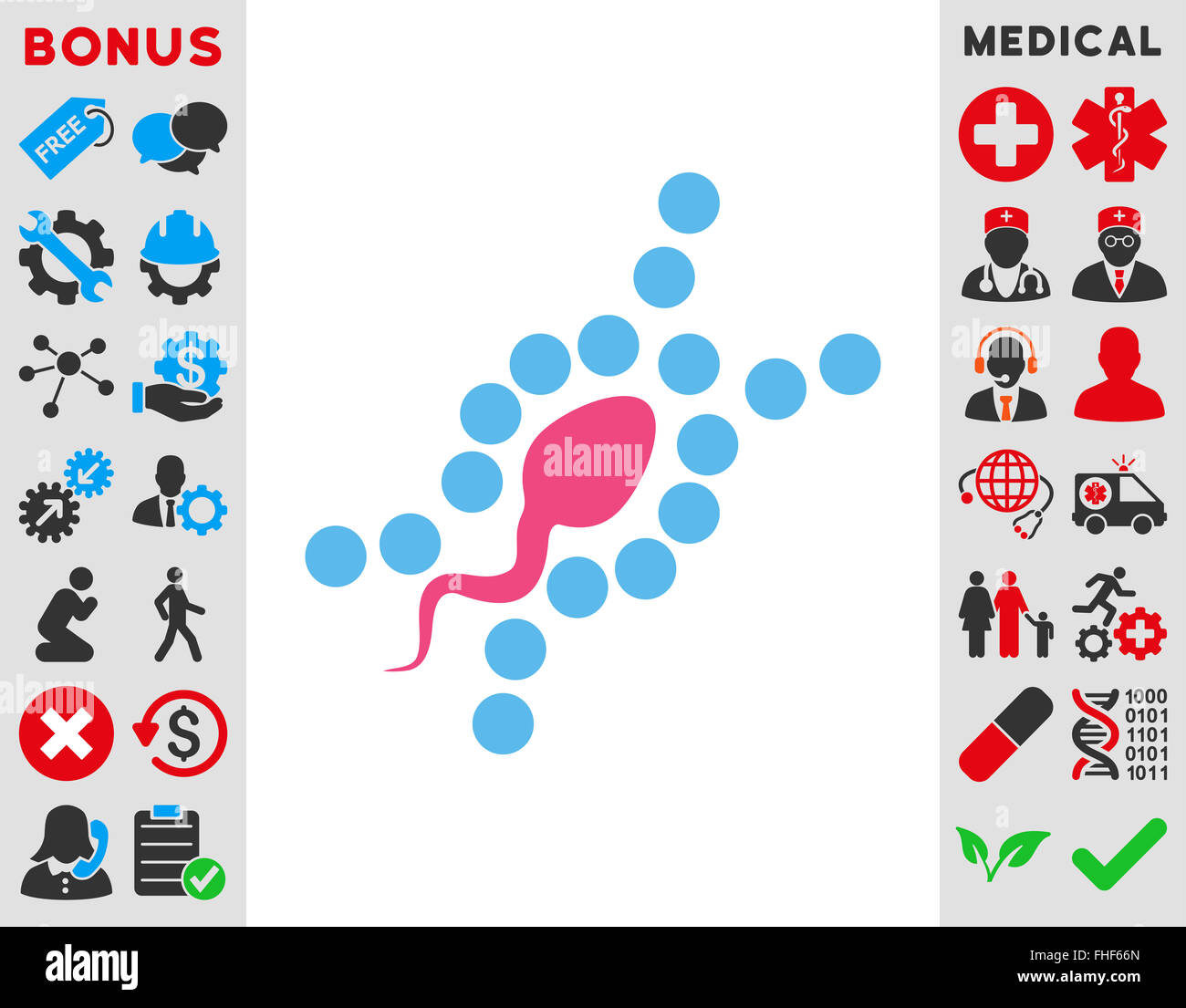 Dna Replication Icon Stock Photo - Alamy